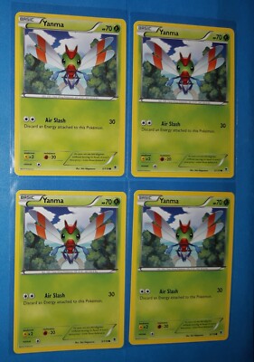 4x Yanma 3/119 Pokemon card XY Phantom Forces common NM | eBay