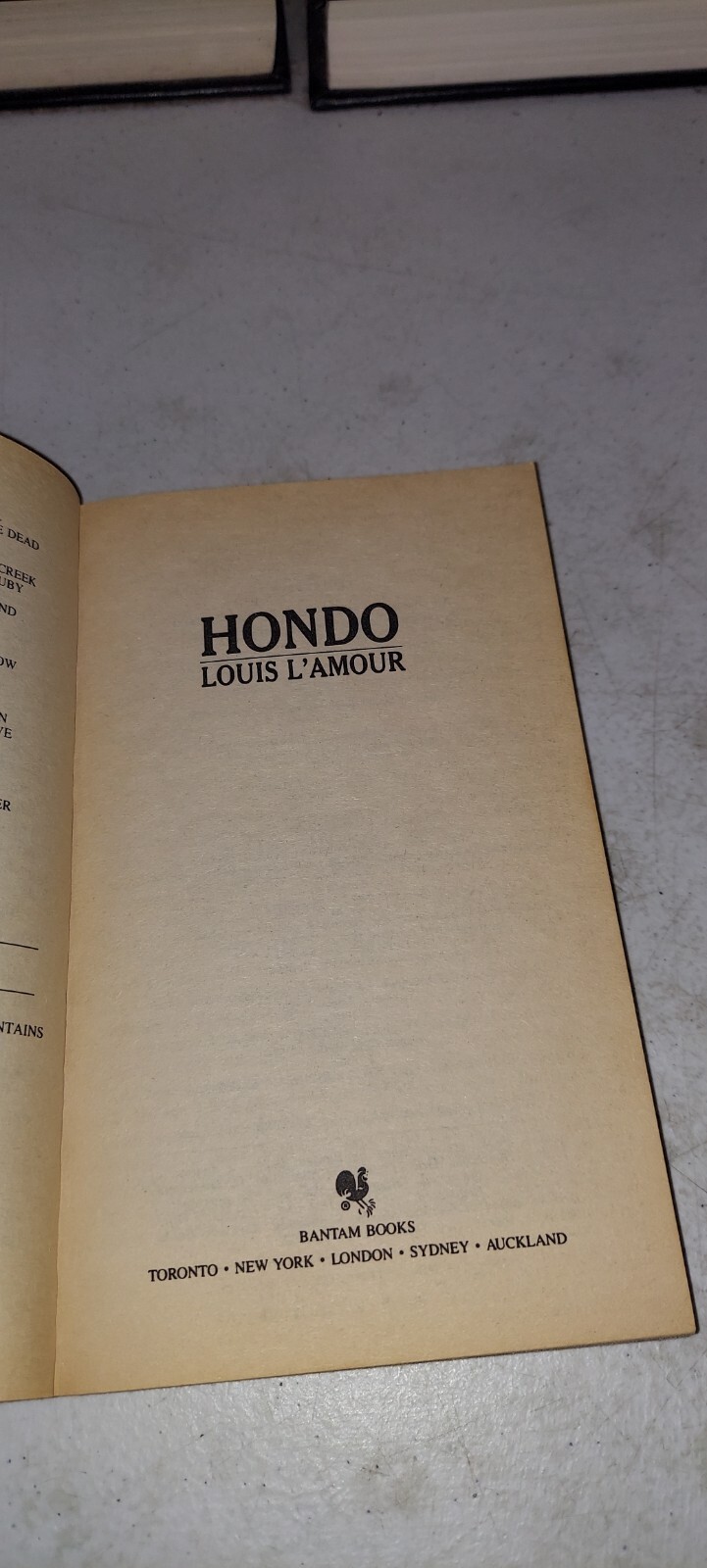 Hondo Western Paperback Book by Louis L'Amour from Bantam Book 1983 | eBay