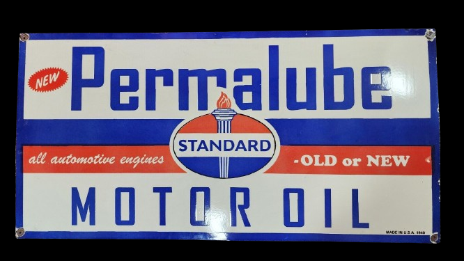 PORCELIAN STANDARD ENAMEL SIGN SIZE 36X18 INCHES | eBay