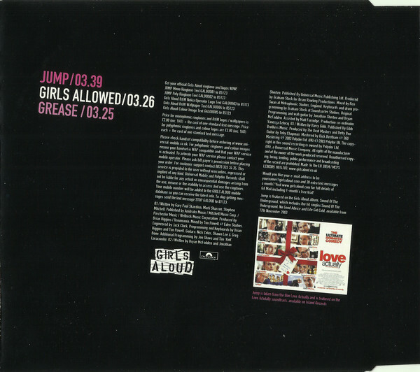 Girls Aloud ‎– Jump / CD Single 2003 EX - 3 Tracks | eBay