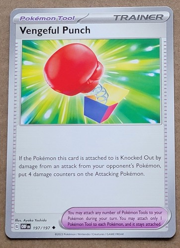 Pokemon - Vengeful Punch 197/197 - Obsidian Flames | eBay