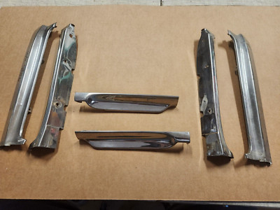 1955 1956 1957 Chevy Convertible Vent Window SS Trim Set No Top Cap | eBay