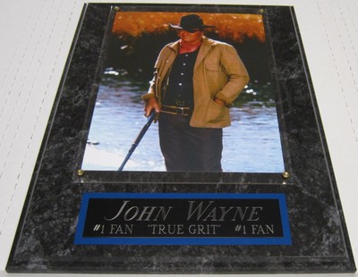 #1 FAN JOHN WAYNE FRAMED 8X10 PHOTO DECOR-MAN CAVE ART-12X15 WALL ...
