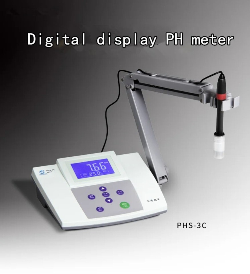 PHS-3C Digital Desktop Acidity Meter pH Meter Tester pH Value | eBay