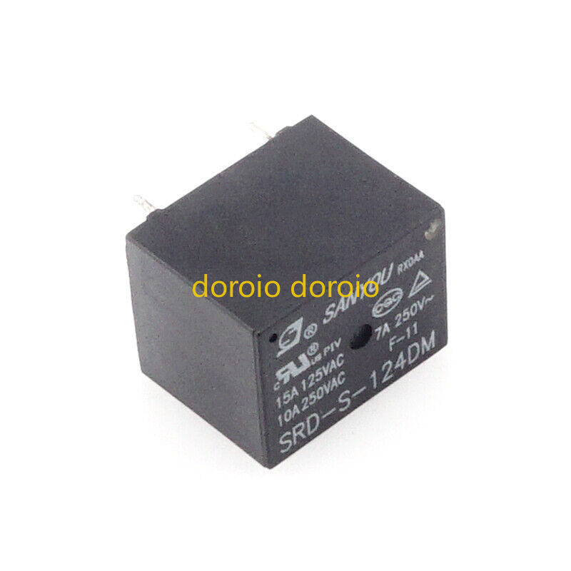 5Pcs SANYOU SRD-S-124DM 15A 125VAC Power Relay 4 Pins | eBay