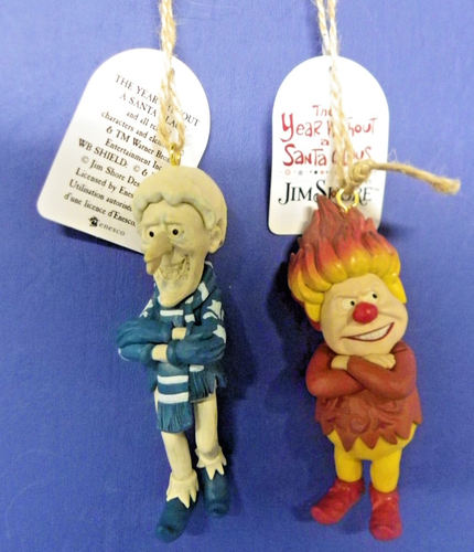2 Jim Shore The Year Without A Santa Claus Heat & Snow Miser Hanging ...