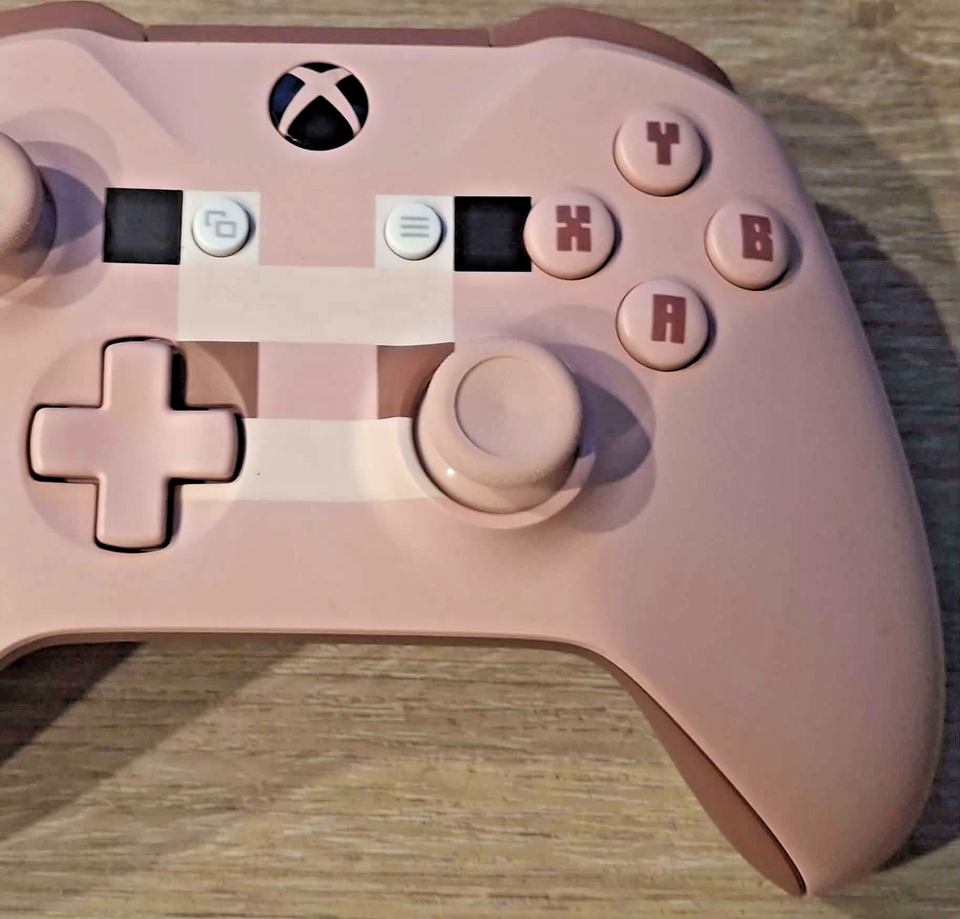 XBOX Minecraft pig wireless Controller pink | eBay