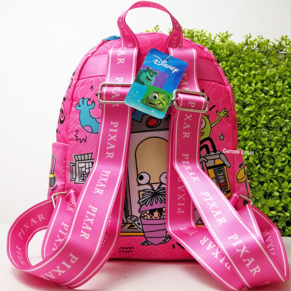 Disney Monsters Inc. Boo Backpack 13" All over Print Deluxe Bag Purse ...