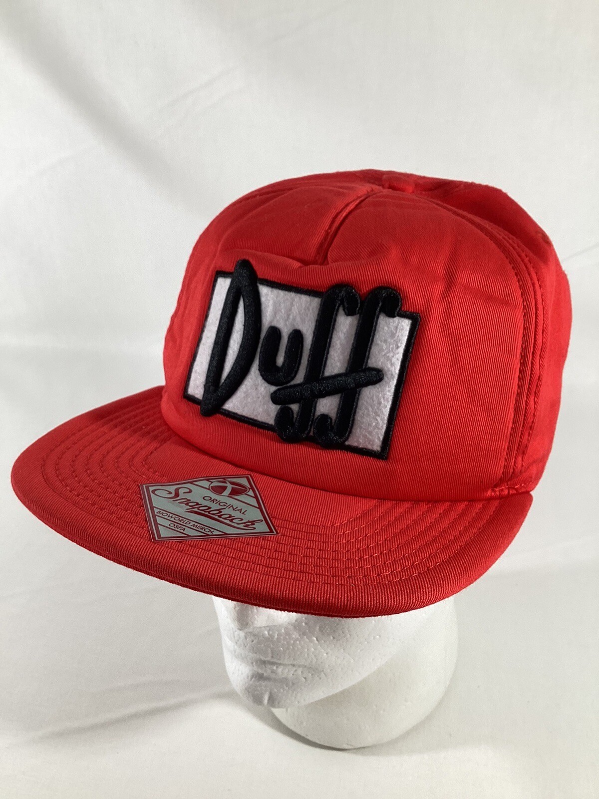 Universal Studios The Simpsons Red Duff Man Hat Adjus… - Gem