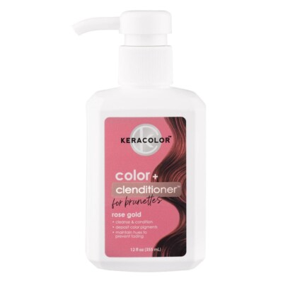 Keracolor Color Clenditioner Rose Gold For Brunettes Colouring Shampoo ...