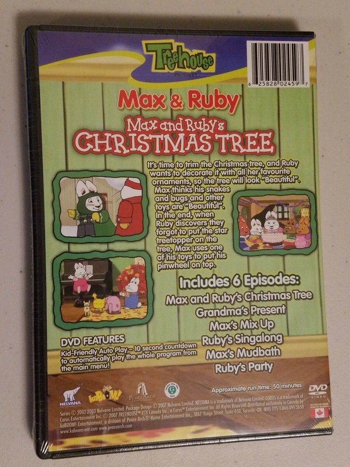 Max Ruby: Max and Rubys Christmas Tree (DVD, 2007) 625828024597| eBay