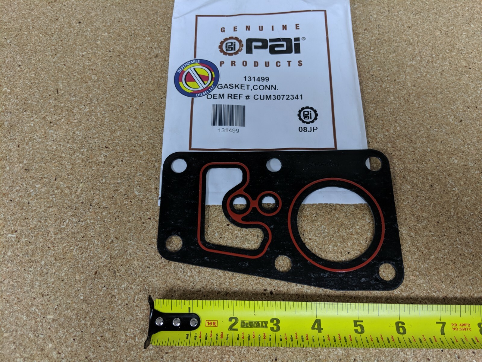 Oil Transfer Connection Gasket for Cummins N14. PAI# 131499 Ref ...