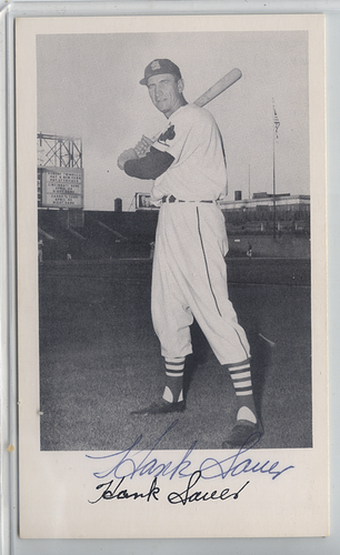 1956 St. Louis Cardinals SCARCE Team Issue Postcard Hank Sauer ...