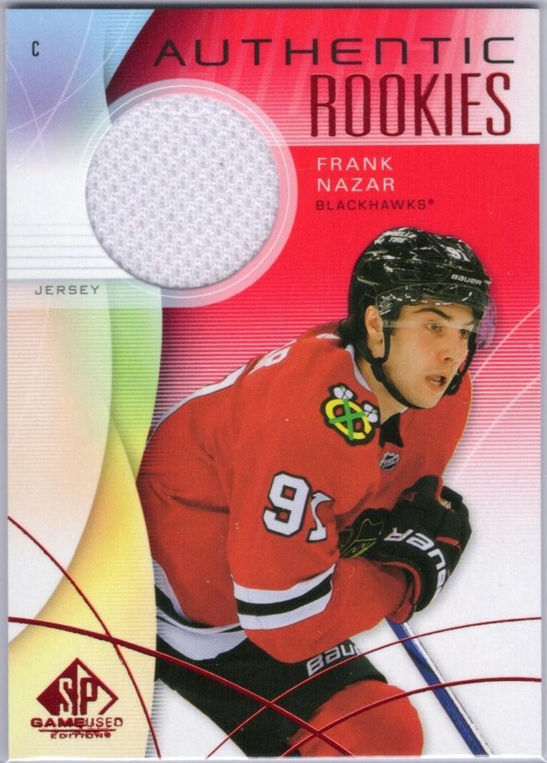 2024-25 Sp - Rookie Authentics Frank Nazar #126 Jersey (MEM, RC) for ...