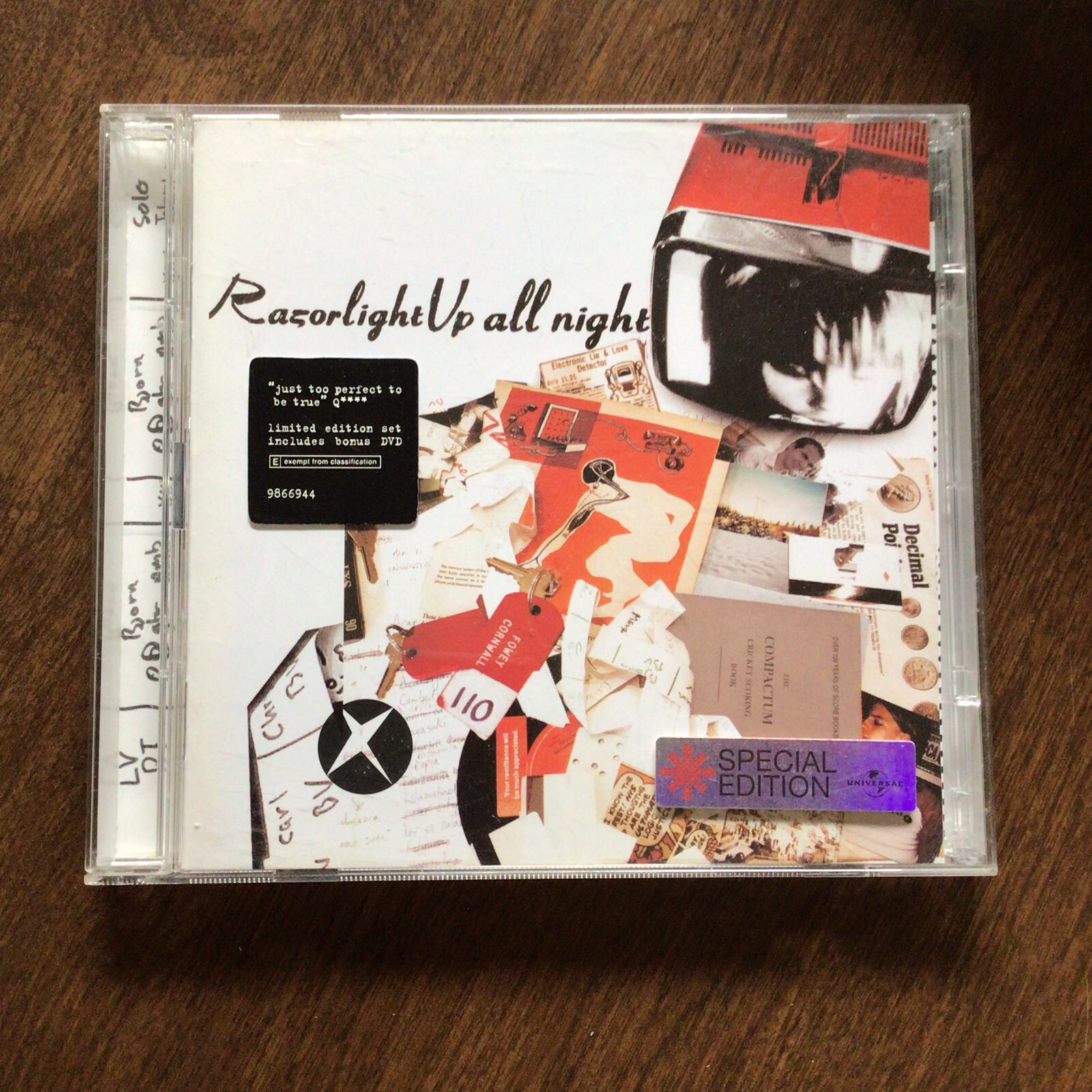Razorlight ‎– Up All Night (2004) UK Special Edition CD + Bonus DVD NM ...