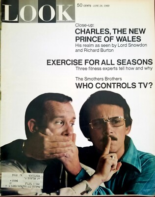 Vtg June 24, 1969 LOOK Magazine Charles New Prince of Wales, Smothers ...
