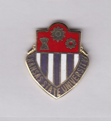 US Army ROTC Kansas State University, KS. crest DUI badge G-23 | eBay
