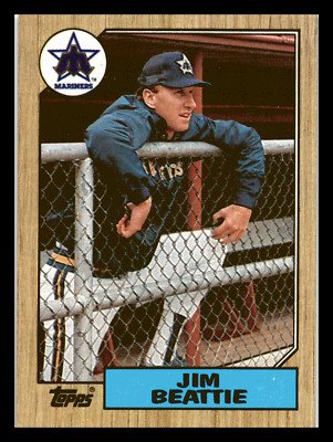 1987 Topps Jim Beattie Seattle Mariners #117 Centered Mint | eBay