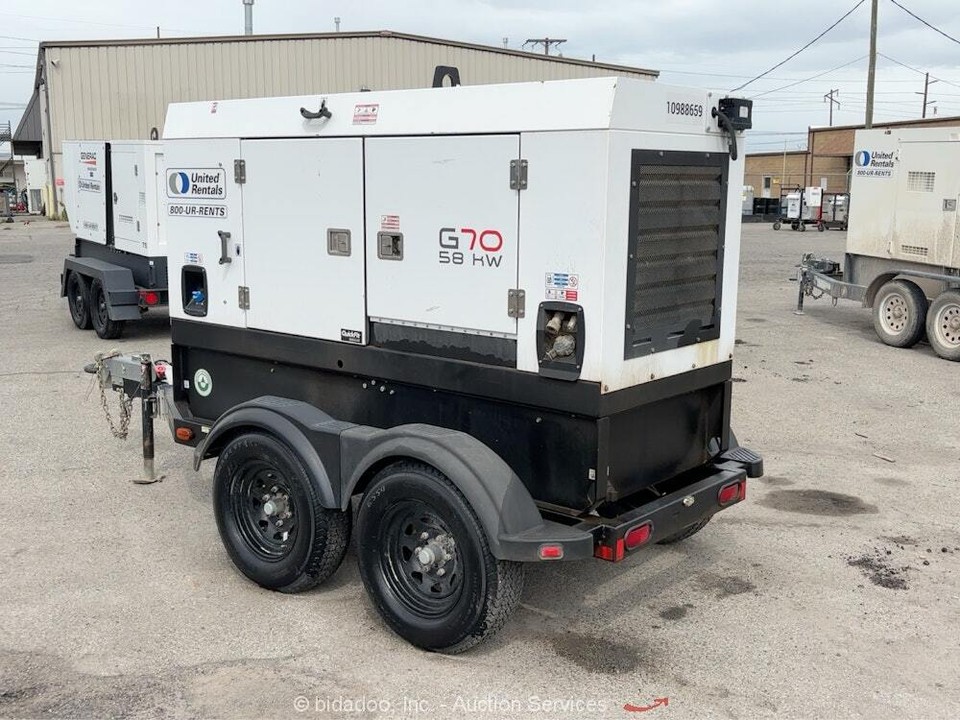 2019 Wacker G70 56 Towable Generator 71 Genset tier 4 final -Parts ...