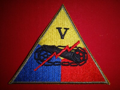 US Army Fifth 5th V ARMORED CORPS Patch | eBay Australia