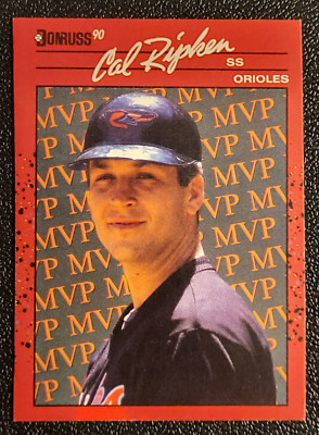 1990 Donruss Cal Ripken Jr. Error Card No "." DOT After "Inc" Rare HOF ...
