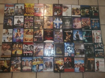 Lot of 100 DVDs/ Assorted Used Movies | eBay
