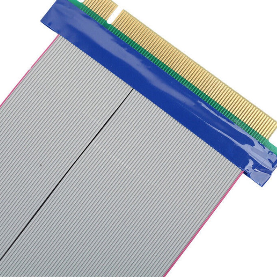 US 1 Pc PCI-E Express 16X-16X Power Riser Extender Card Molex IDE ...