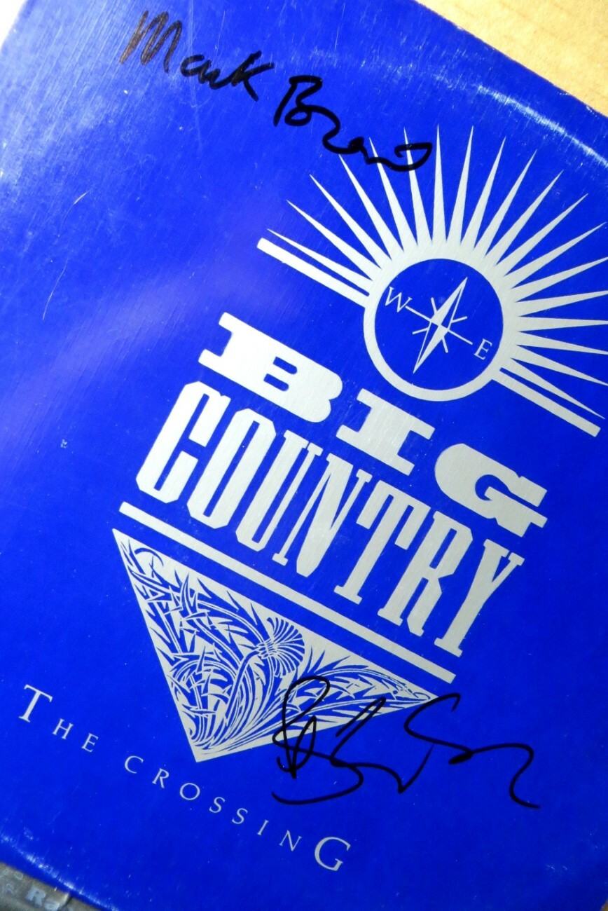 Mark Brzezicki Bruce Watson Dual Autographed Album Cover Big Country ...