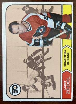 1968-69 TOPPS #92 LARRY ZEIDEL EX+ CARD PHILADELPHIA FLYERS!! | eBay