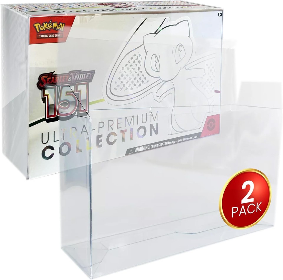 Protector for Pokemon 151 Ultra Premium Collection UPC Box UV Scratch ...