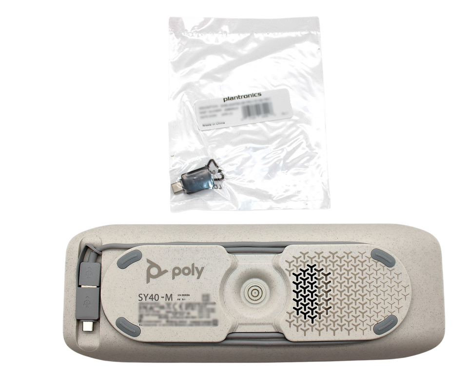 NEW Poly Sync 40 Bluetooth/USB Speakerphone Plantronics Polycom, SY40 ...