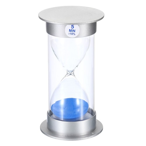 5 Minute Sand Timer, Sandy Clock Count Down Sand Glass, Blue Sands ...