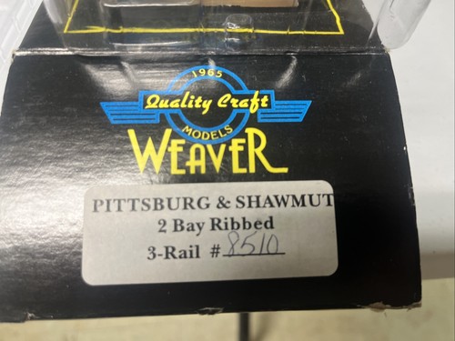 Weaver O Scale Pittsburg & Shawmut 2 Bay Hopper w/Kadees #8510 3RS | eBay