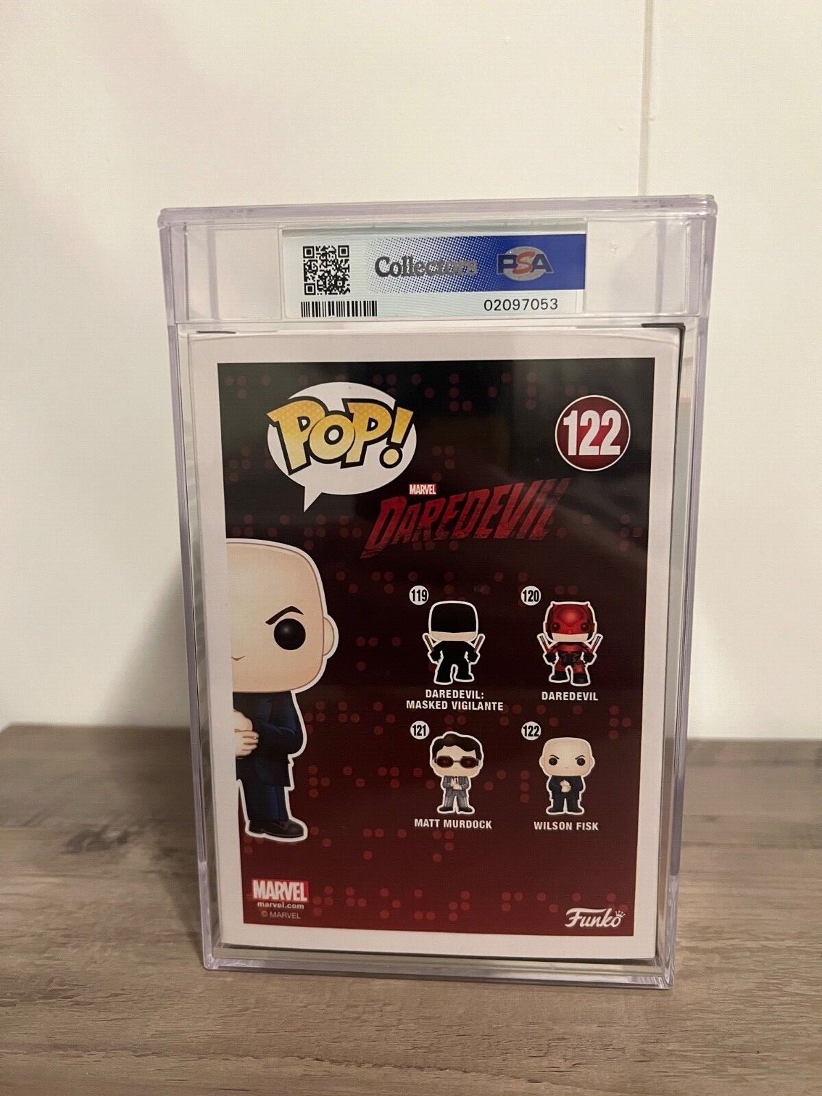 Funko Pop! Daredevil 122 Wilson Fisk PSA 8.5 | eBay