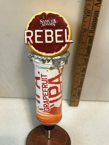 SAM ADAMS REBEL GRAPEFRUIT IPA draft beer tap handle. BOSTON, MASS | eBay