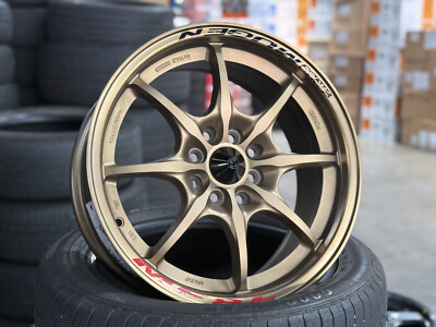 New 16 inch 4x100, 4 pcs Mugen MF8 Design BRONZE Rim PCD Honda Fit Jazz ...
