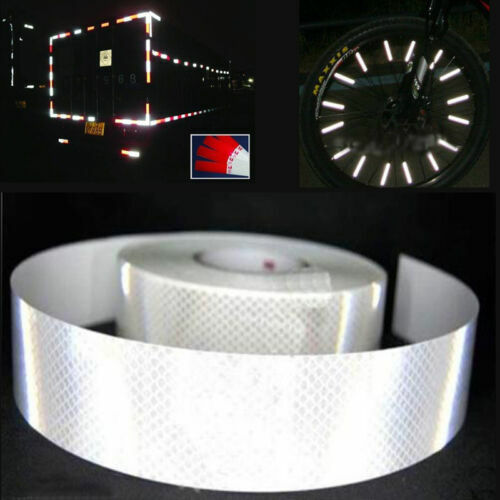 3/10 / 50M Car Truck Reflective Safety Warning Self-adhesive Roll Tape ...