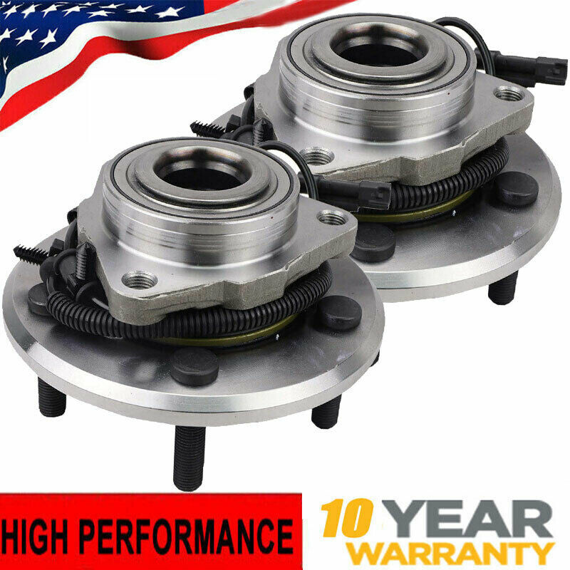 2x For 2012 - 2018 Dodge Ram 1500 Front Wheel Bearing Hub Assembly w ...