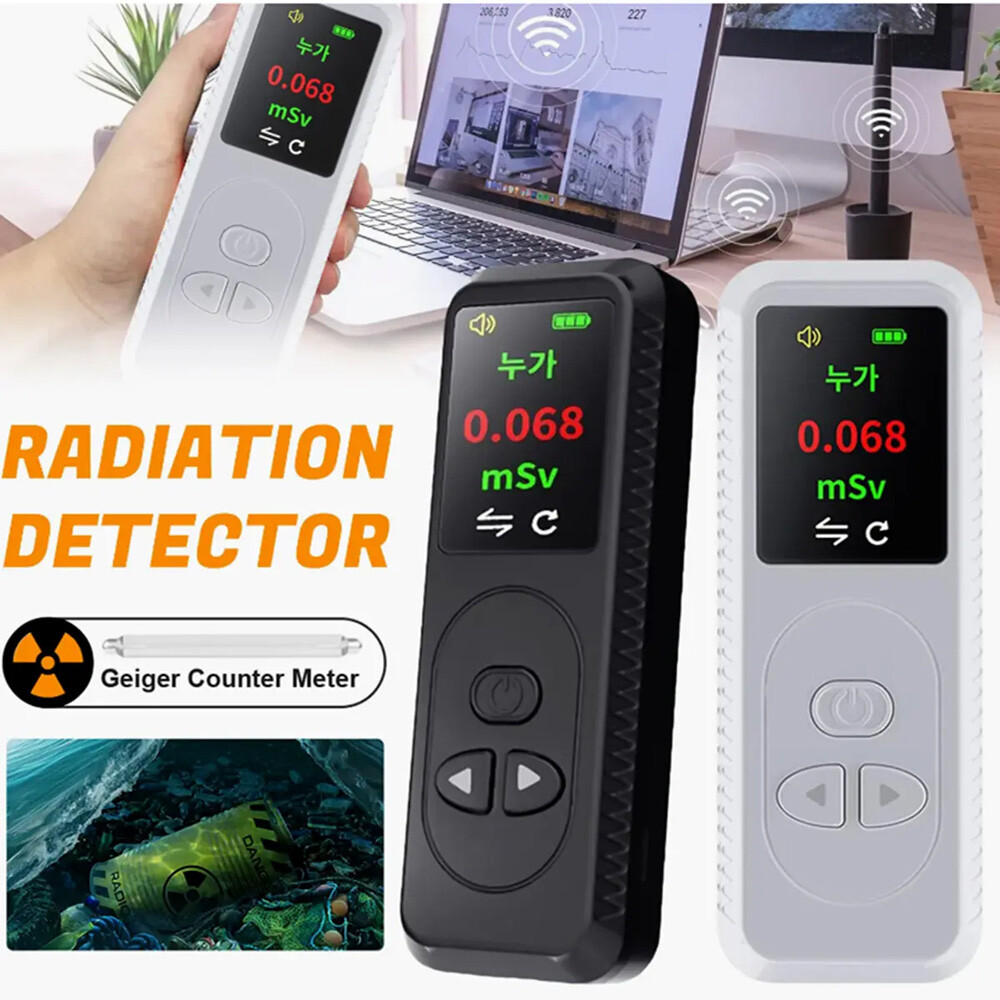 Geiger Counter Handheld Personal Portable Geiger Counter With Color