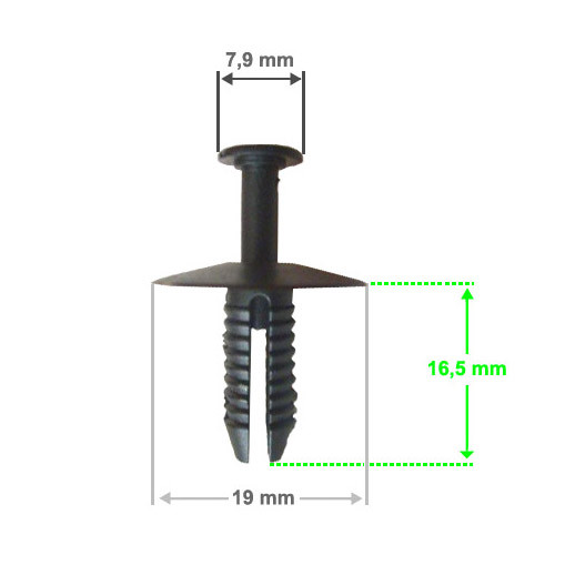 Befestigung Clips Plastik Nieten Druckniete Türverkleidung für BMW ...