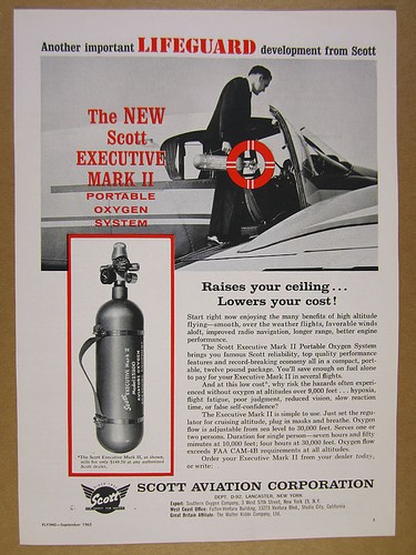 1962 Scott Executive Mark II Portable Oxygen System photo vintage print ...