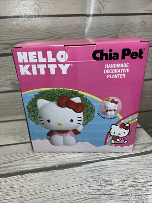 NEW Nib Hello Kitty LIMITED EDITION Chia Pet Handmade Decorative ...