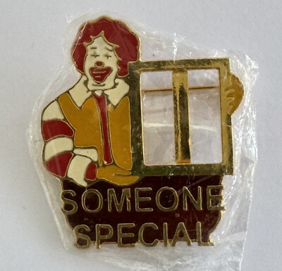 VINTAGE MCDONALDS PIN RONALD MCDONALD SOMEONE SPECIAL PICTURE FRAME NEW ...