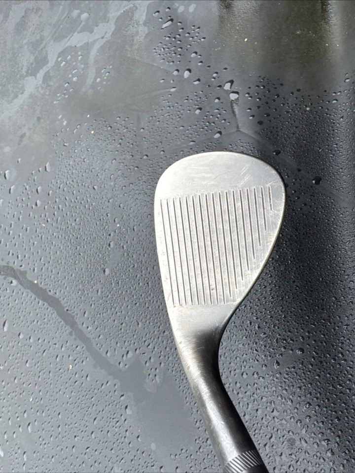 TITLEIST VOKEY SM9 JET BLACK SAND/ LOB WEDGE 58 DEGREES-8 DEGREE BOUNCE ...