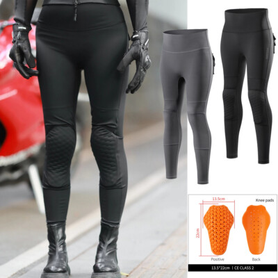 Ladies Motorbike Motorcycle Trousers Legging Women's CE Armour ...