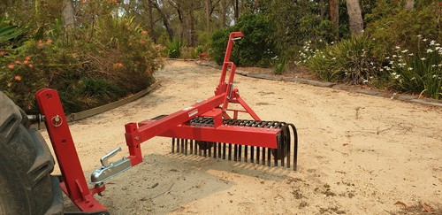 ATV stick rake Quad bike or mower towable 4 foot 1200mm wide brand new ...