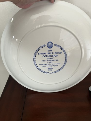 VTG Spode The Blue Room Collection - Rome - Large Plate- Gorgeous!!! | eBay