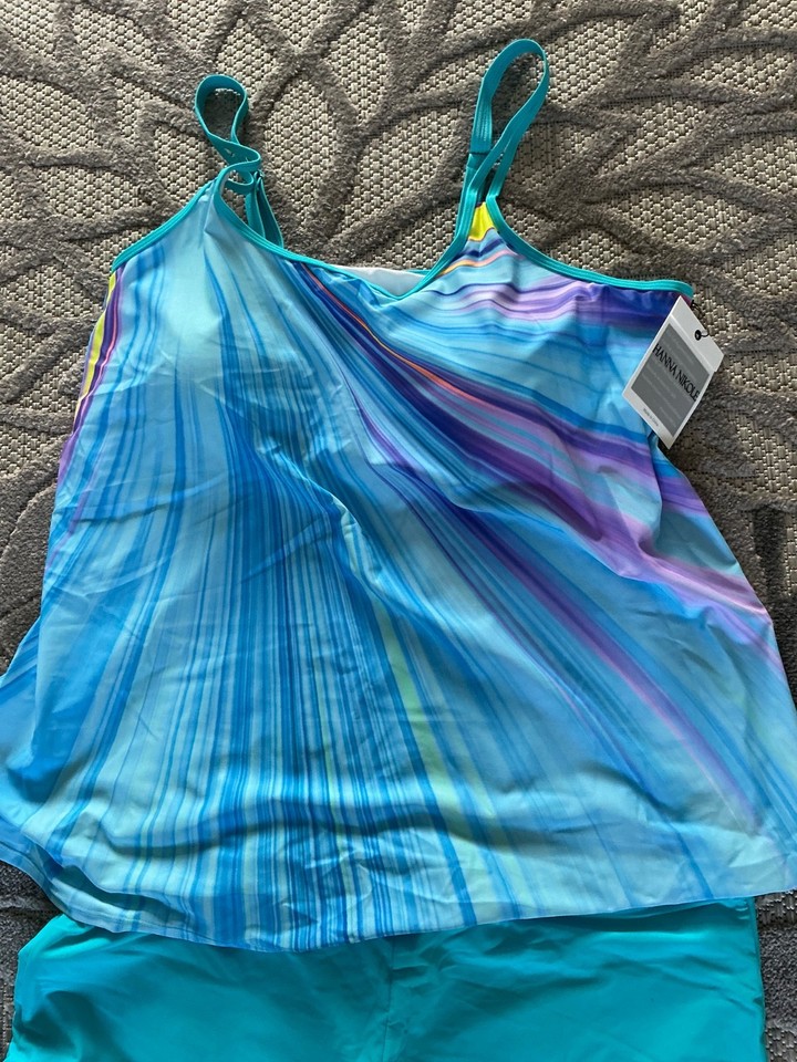 HANNA NIKOLE PRINT TANKINI SET UK PLUS SIZE 28 new | eBay UK