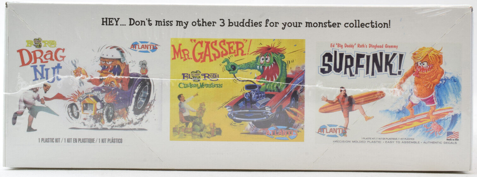 Atlantis Rat Fink Ed Big Daddy Roth Plastic Model Figure Kit H1305 | eBay