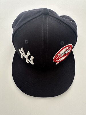 New York Yankees Fitted 7 3/8 New Era 59FIFTY Patches Hat World Series ...